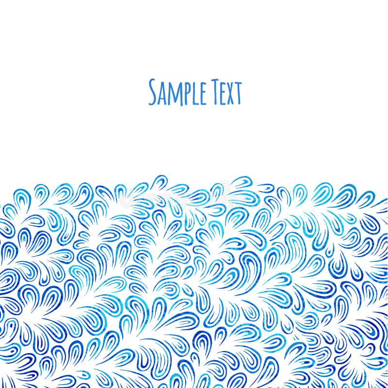 Hand Drawn Pattern Background. Stock Vector - Illustration of decorative, design: 95333074