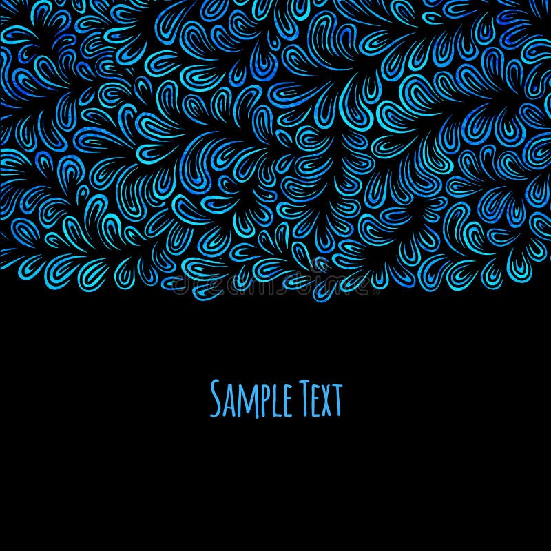 Hand Drawn Pattern Background. Stock Vector - Illustration of ...