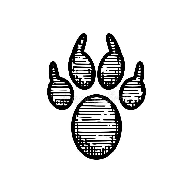 Bear Paw Trail Logo Ideas. Inspiration Logo Design. Template Vector ...