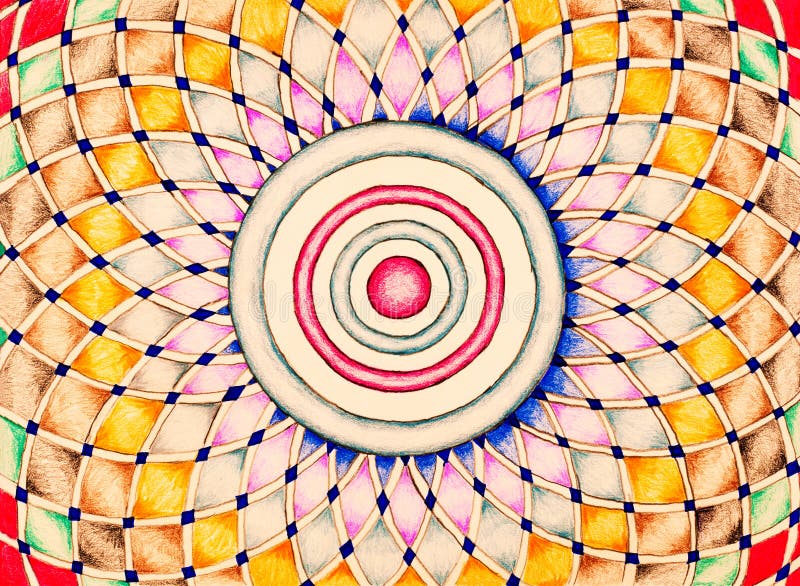 Circles Intersecting Pattern Stock Illustrations – 1,738 Circles ...