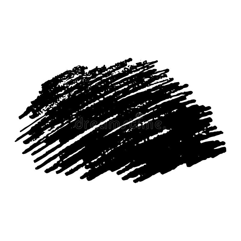 Hand Drawn Pencil Scribble Stain Stock Vector - Illustration of black ...