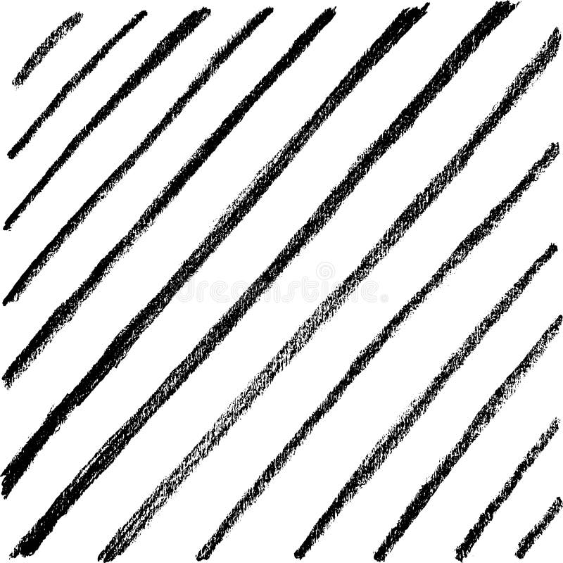 Hand Drawn Pencil Textures. Crayon Paint Scratch Lines and Dots Stock ...
