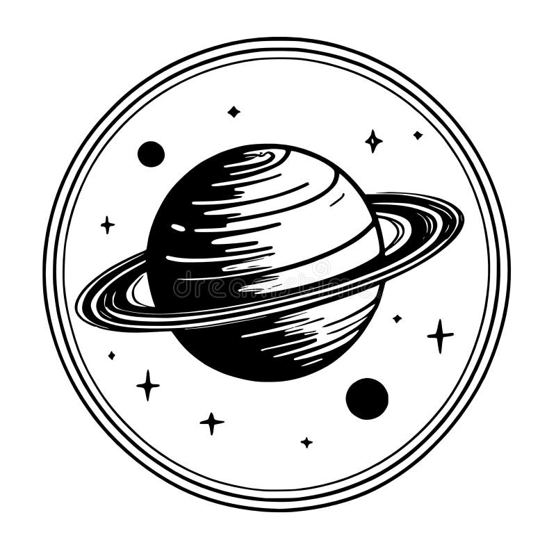 Hand Drawn Planet of Solar System, Illustration Stock Illustration ...