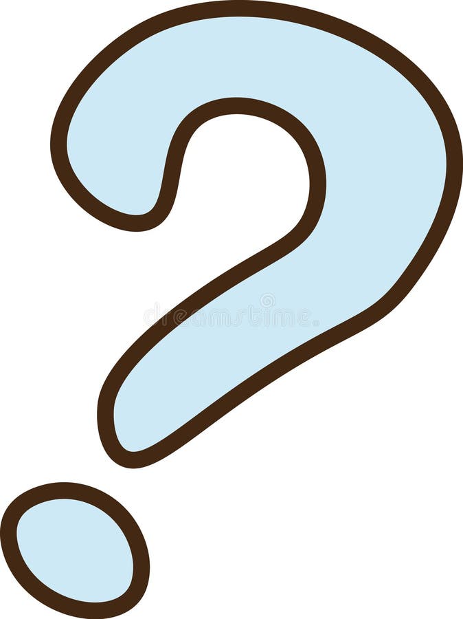 Hand Drawn Question Mark stock vector. Illustration of mark - 353252294