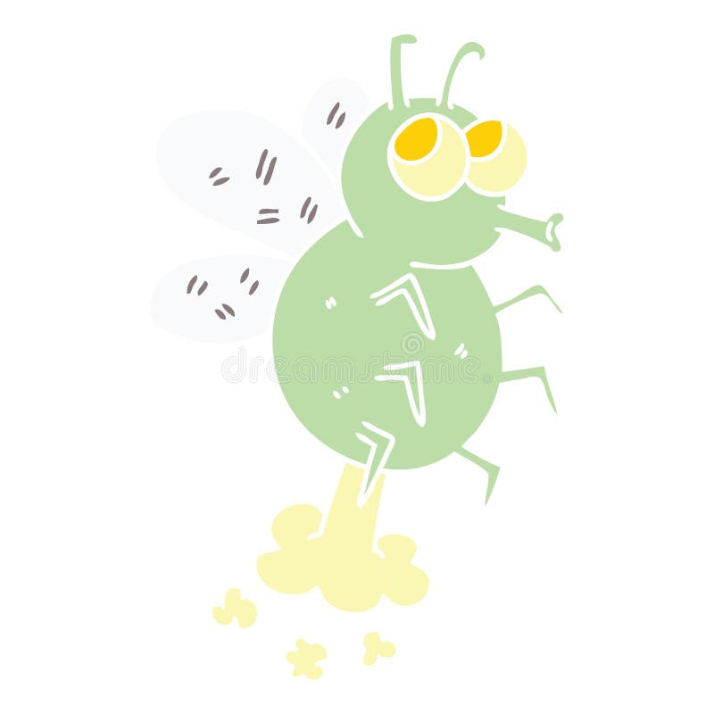 Hand Drawn Quirky Cartoon Fly Stock Vector - Illustration of quirky ...