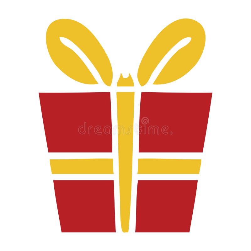 Hand Drawn Quirky Cartoon Present Stock Vector - Illustration of ...