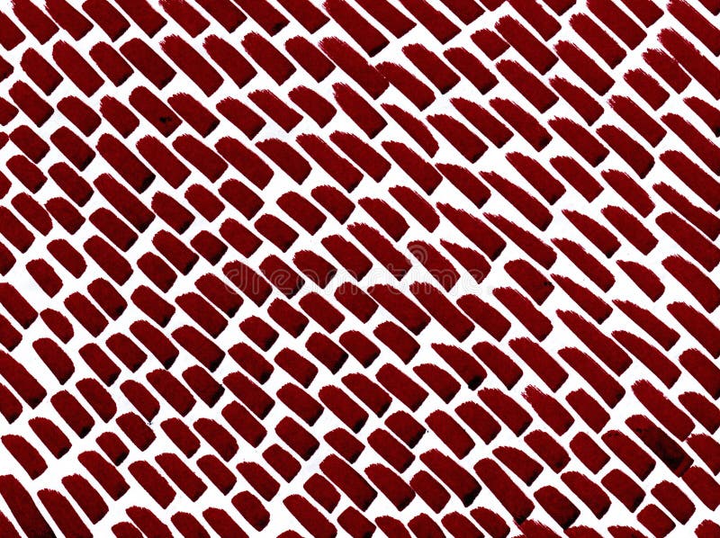 Hand Drawn Red Strokes on White Background Stock Image - Image of ...