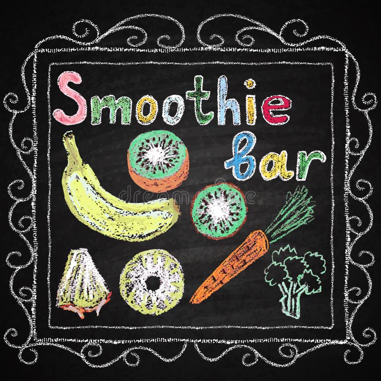 Smoothie Menu Board Stock Illustrations – 310 Smoothie Menu Board Stock ...