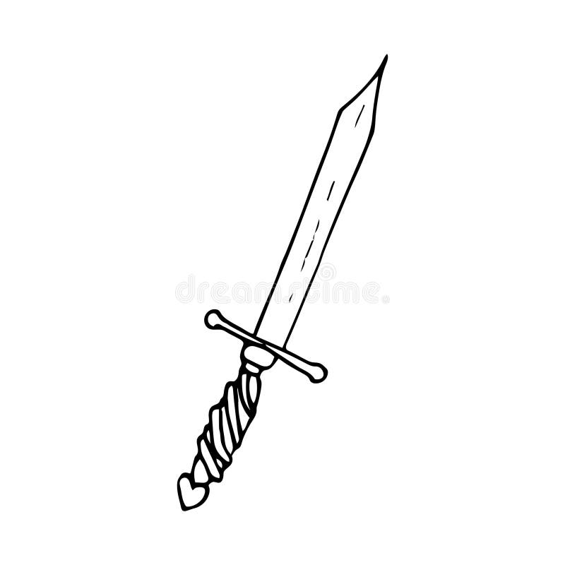 Black Dagger Clipart