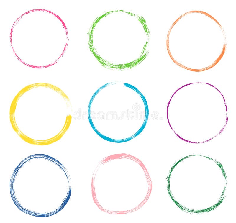 Frames of Colorful Pencils for Your Text Stock Vector - Illustration of ...