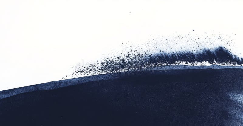 A Hand-drawn Scene of a Starry Night, with a Deep, Dark Sky Dotted with ...