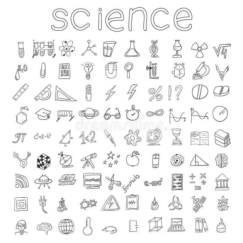 Hand Drawn Icons Science Stock Illustrations – 3,909 Hand Drawn Icons ...