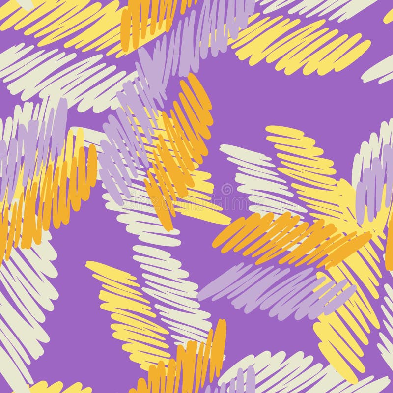 Hand Drawn Scrawl Sketch Pattern. Pencil Strokes Seamless Texture Stock ...