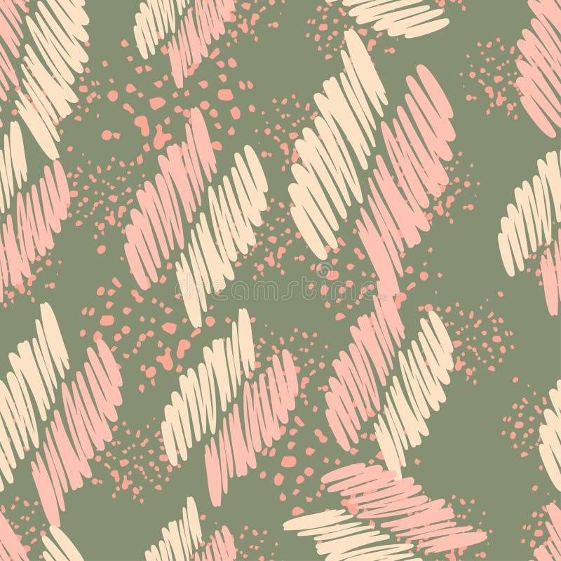 Hand Drawn Scrawl Sketch Pattern. Pencil Strokes Seamless Texture Stock ...