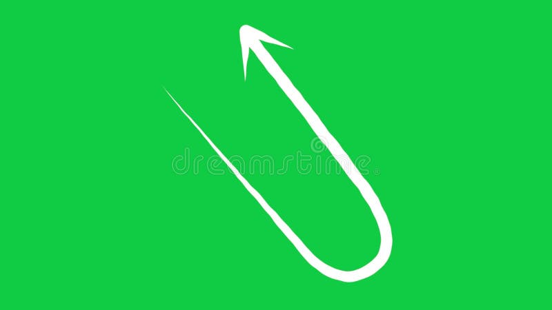 Set of 20 Hand Drawn Scribble Arrows Pack in Green Screen Stock Footage ...