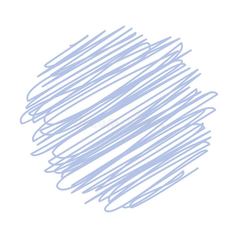 Hand Drawn Scribble Doodle Sketch Element Pencil Art Design Stock ...