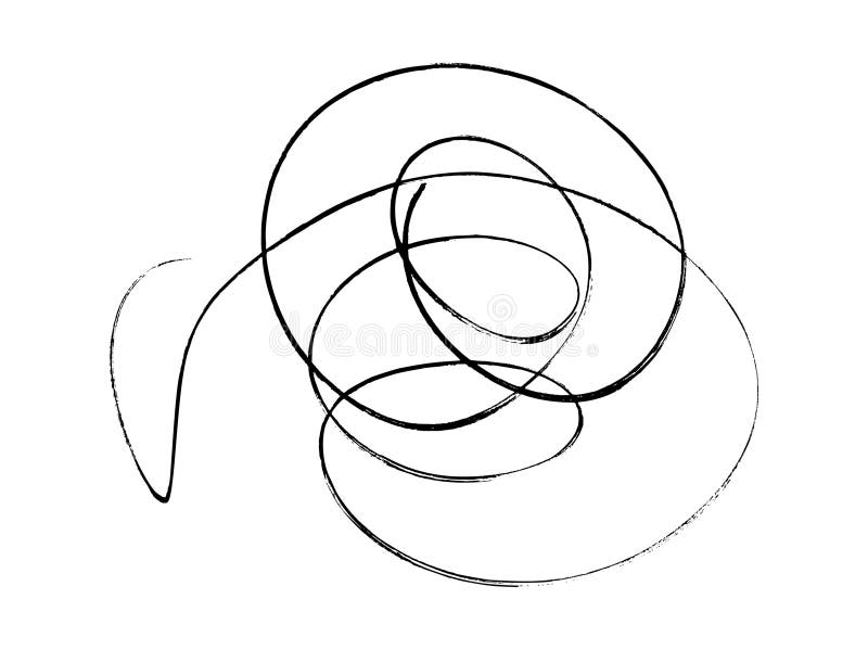 Hand Drawn Scribble Pencil Line. Scratch Texture Sketchy Graphic ...