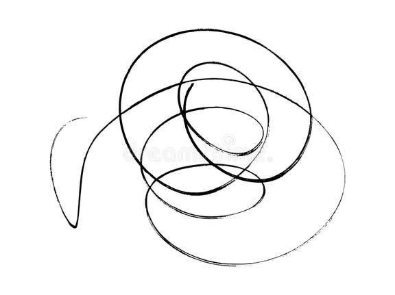 Hand Drawn Scribble Pencil Line. Scratch Texture Sketchy Graphic ...