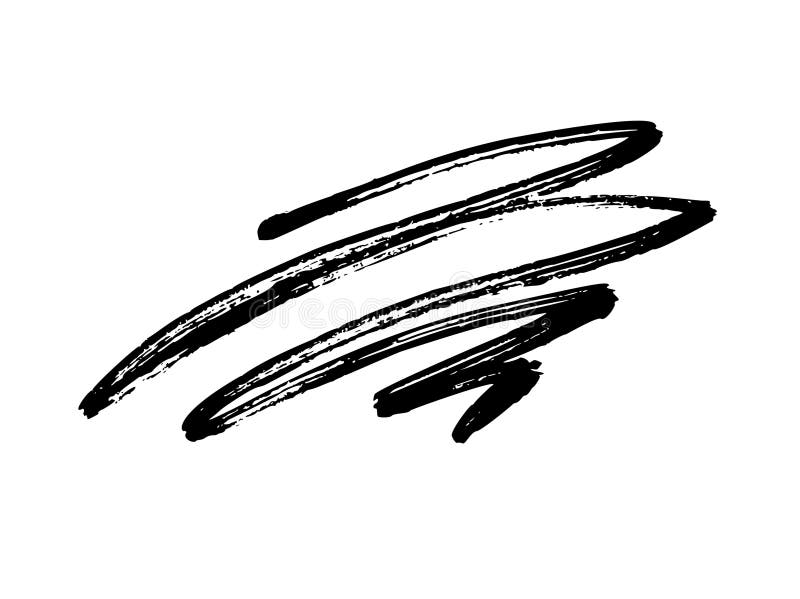 Hand Drawn Scribble Pencil Line. Scratch Texture Sketchy Graphic ...