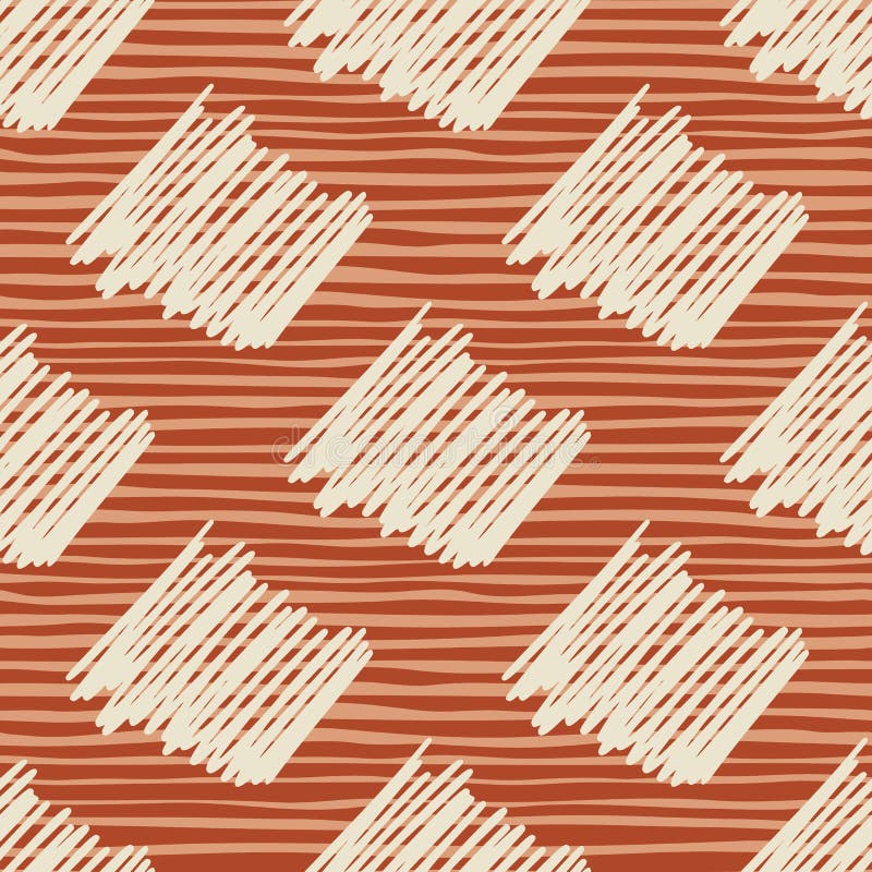 Hand Drawn Scribbles Seamless Pattern. Abstract Pencil Strokes Line ...