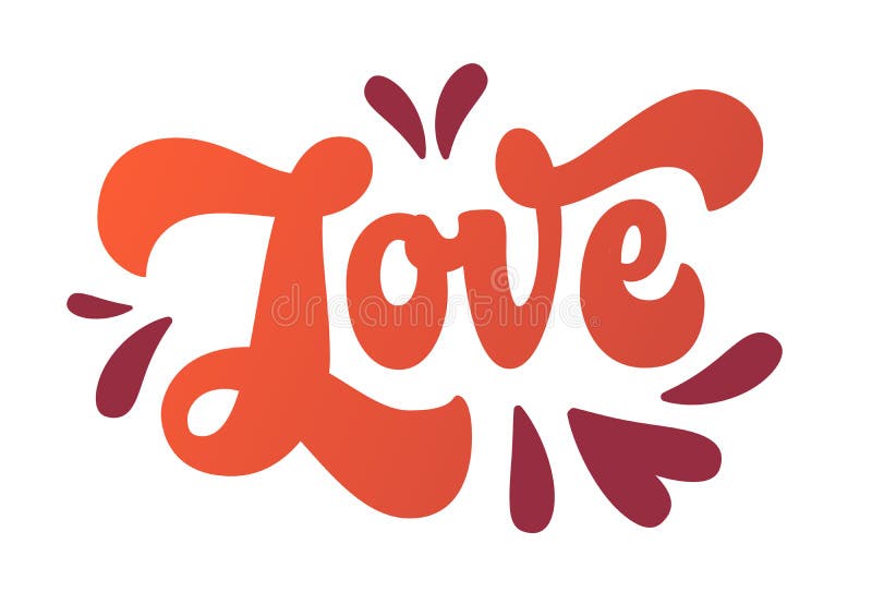 Hand-drawn Script Lettering Design in 70s Funky Script Style - Love ...