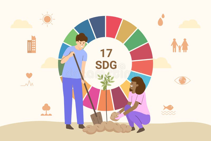 Hand Drawn Sdg Vector Illustration Stock Vector - Illustration of ...