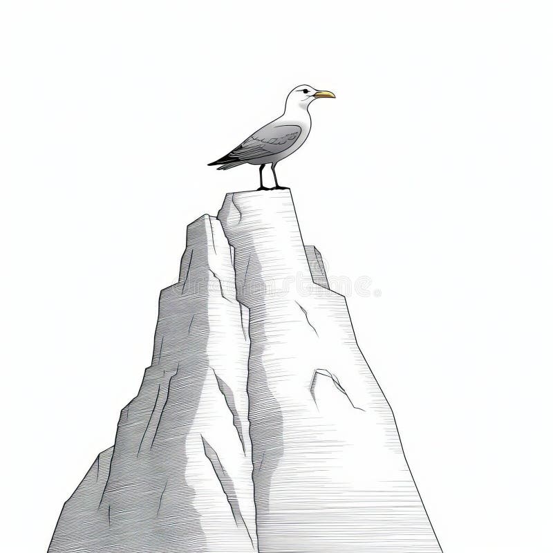 Hand-drawn Seagull on Mountain: Perspective Rendering with High ...