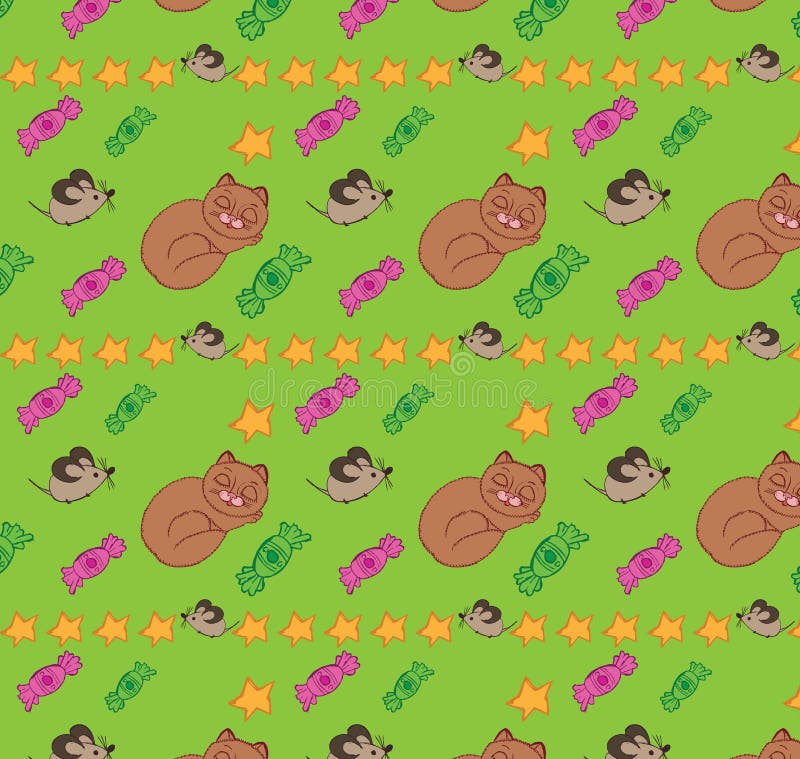Hand Drawn Seamless Pattern Stock Vector - Illustration of color, fish ... Hand Drawn Seamless Pattern Stock Vector - Illustration of color, fish ...