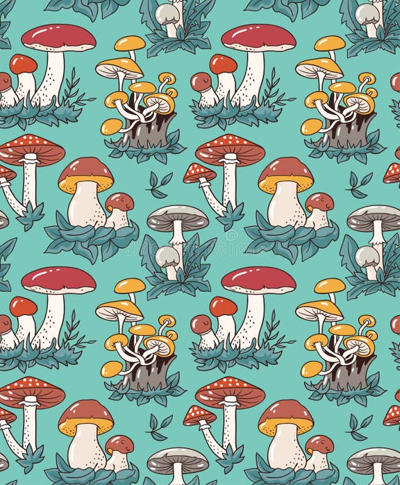 Mushroom Design Vector Stock Illustrations – 82,841 Mushroom Design ...