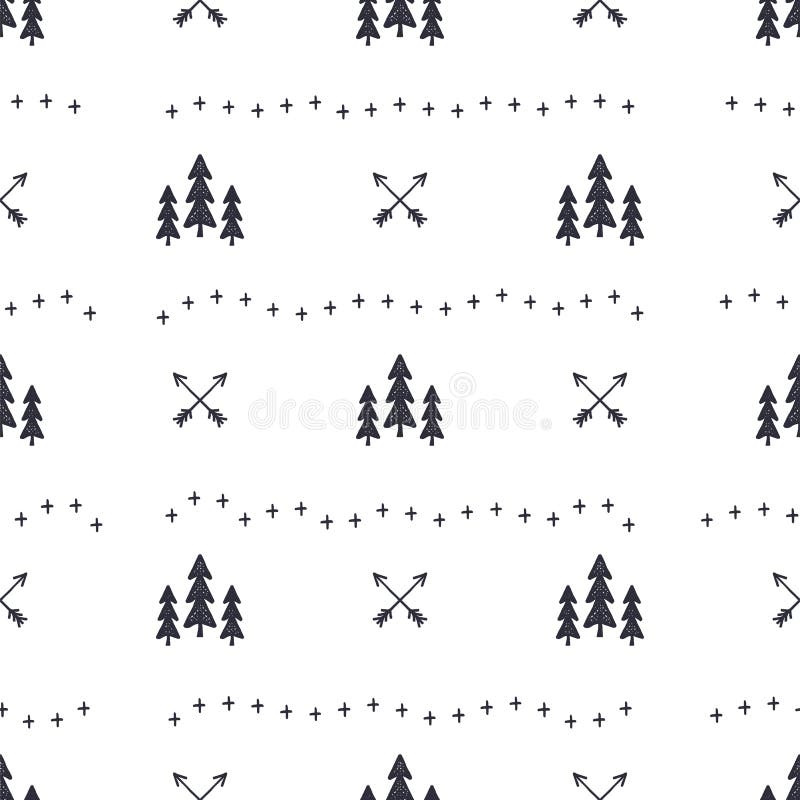 Tree and arrows stock vector. Illustration of vector - 223693573