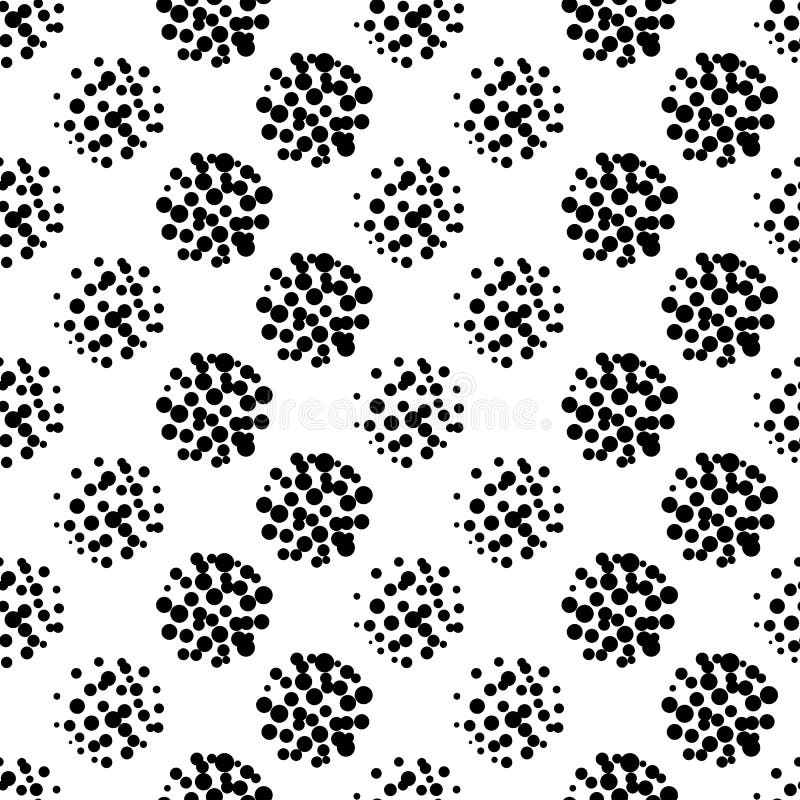 Hand Drawn Seamless Pattern Isolated on White. Stock Vector ...