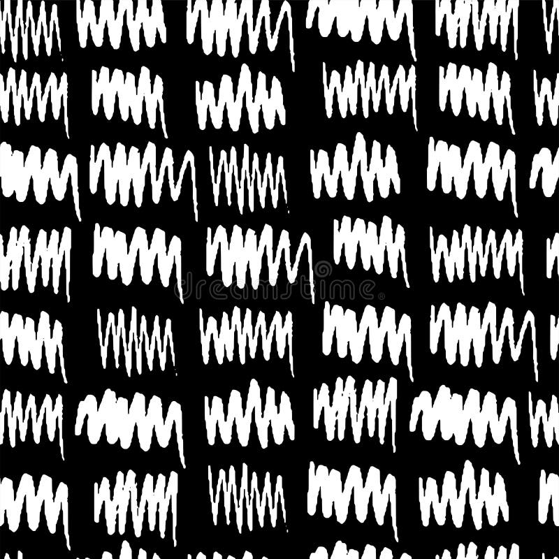 Hand Drawn Seamless Pattern. Stock Vector - Illustration of graphic ...