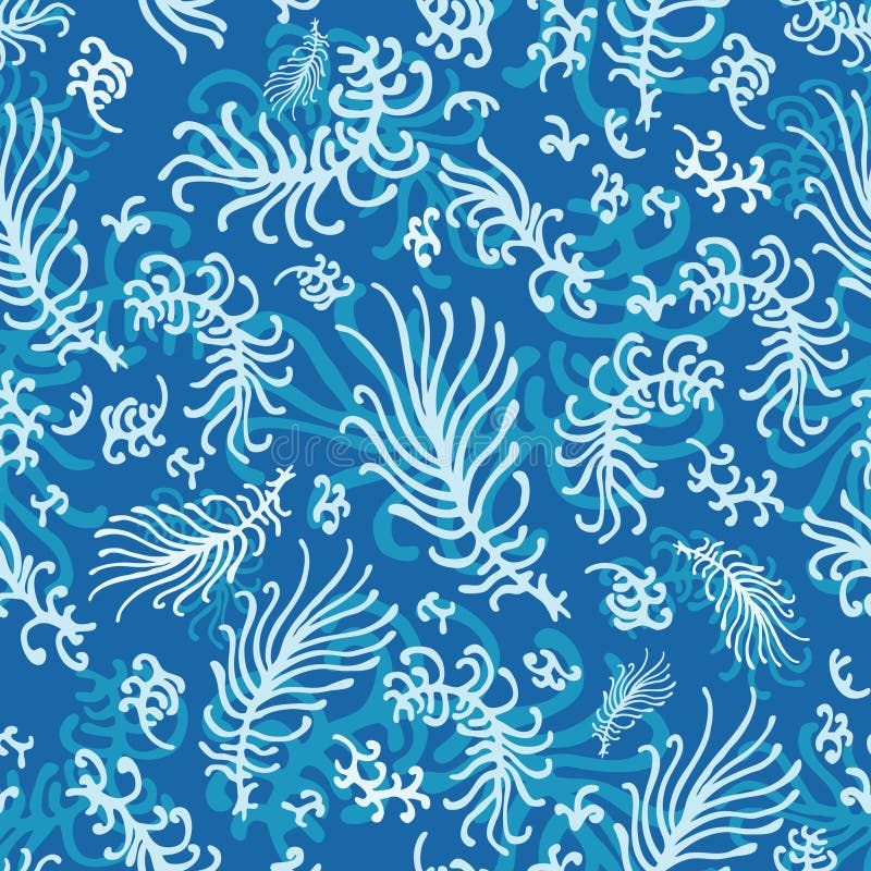 Hand-drawn Seamless Pattern Winter Sky Stock Vector - Illustration of ...