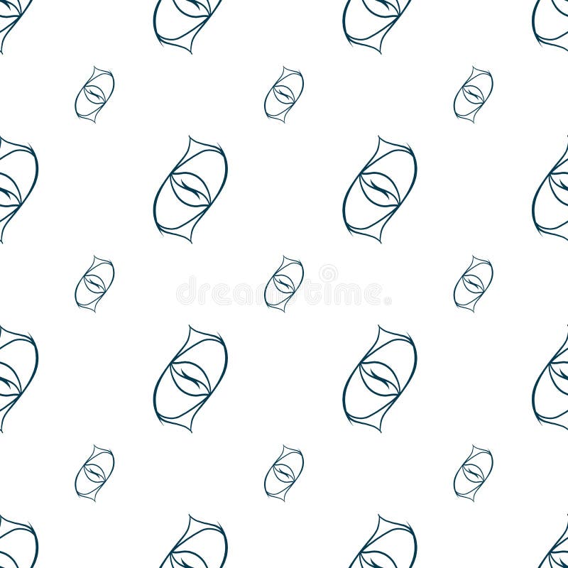 Hand-drawn Seamless Repeat Pattern, Vector Repeat Pattern for Textile ...