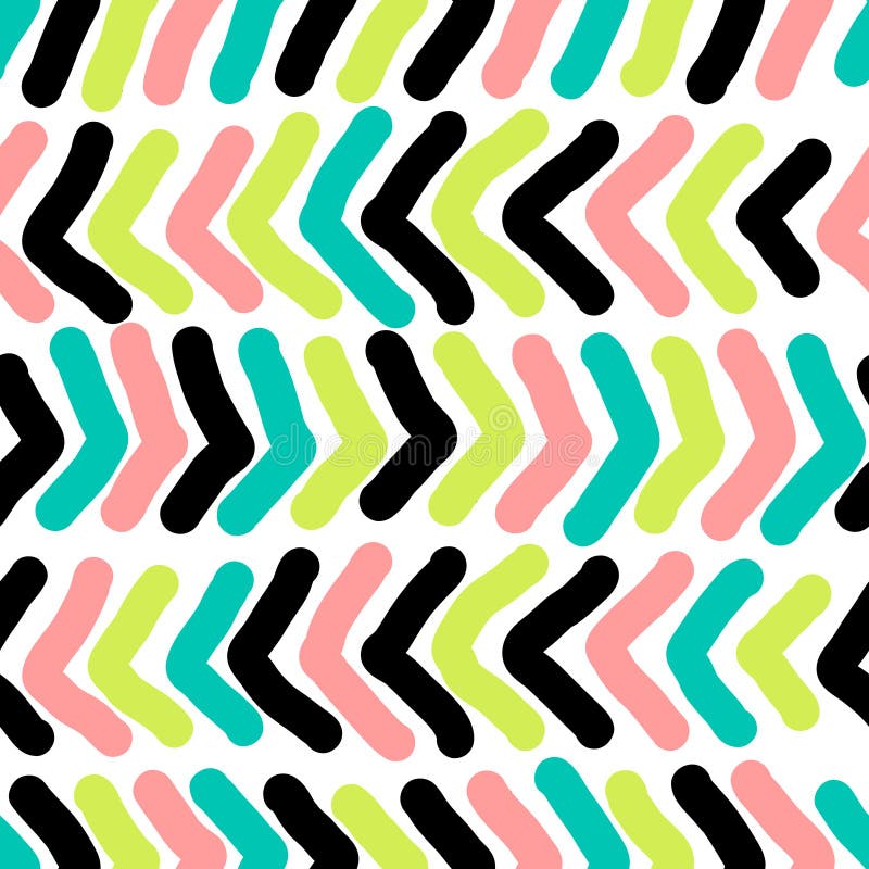 Hand Drawn Seamless Repeating Pattern with Abstract Shapes Brush ... Hand Drawn Seamless Repeating Pattern with Abstract Shapes Brush ...
