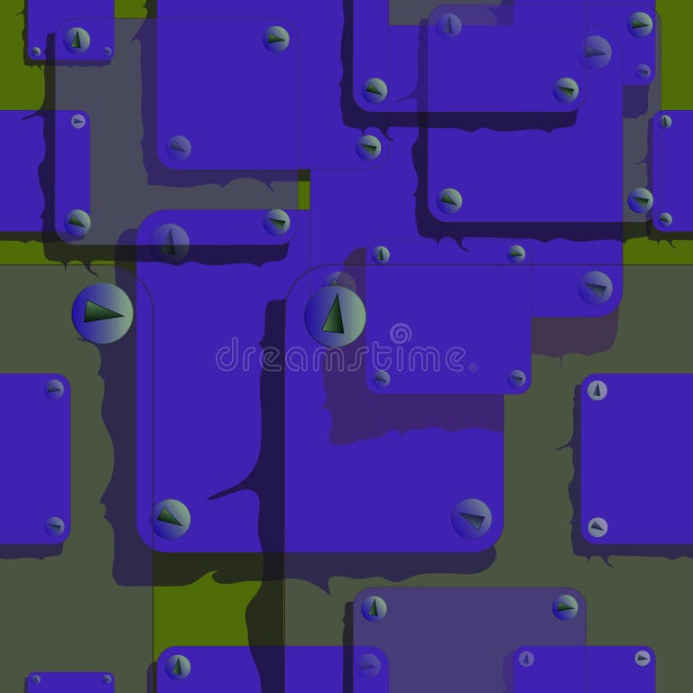 Hand Drawn Seamless Vector Pattern. Stock Vector - Illustration of ...