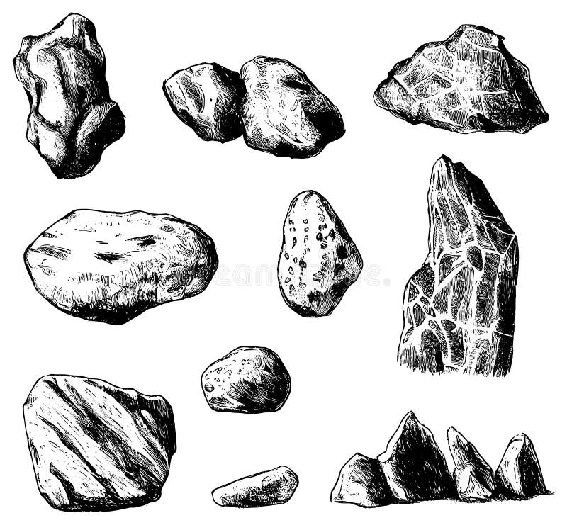 Hand Drawn Boulder Stock Illustrations – 603 Hand Drawn Boulder Stock ...