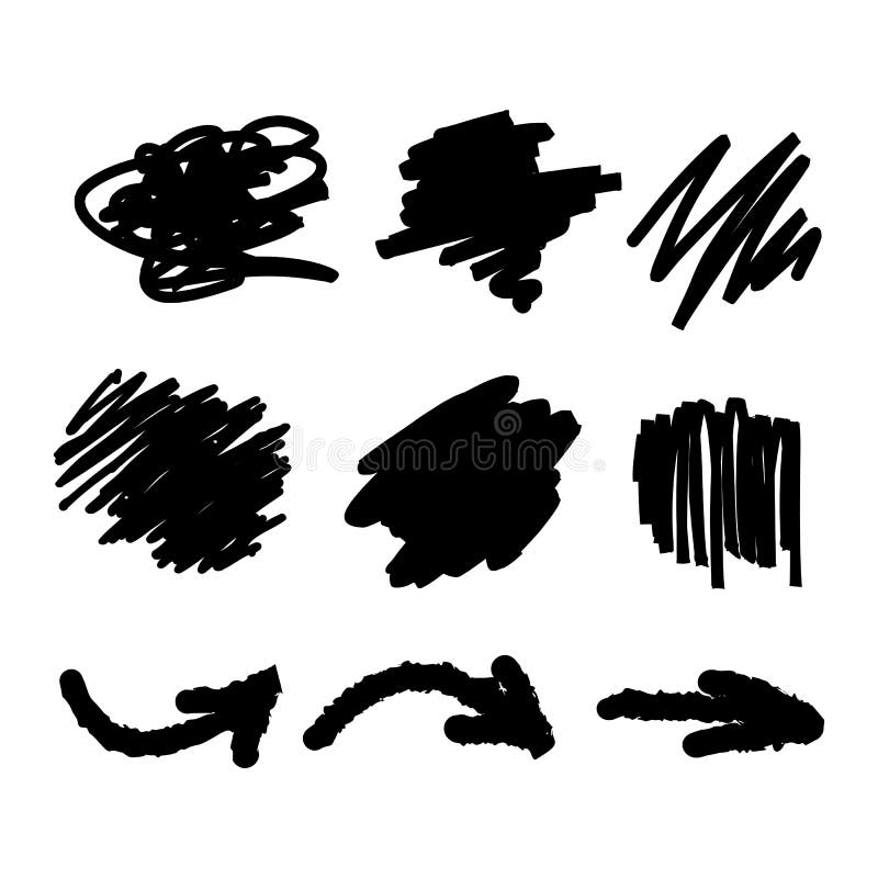 Scribble Background. Vector Hand-drawn Line Doodle Texture. Stock ...