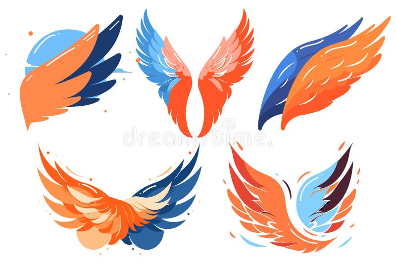 Curved Wings Stock Illustrations – 322 Curved Wings Stock Illustrations ...