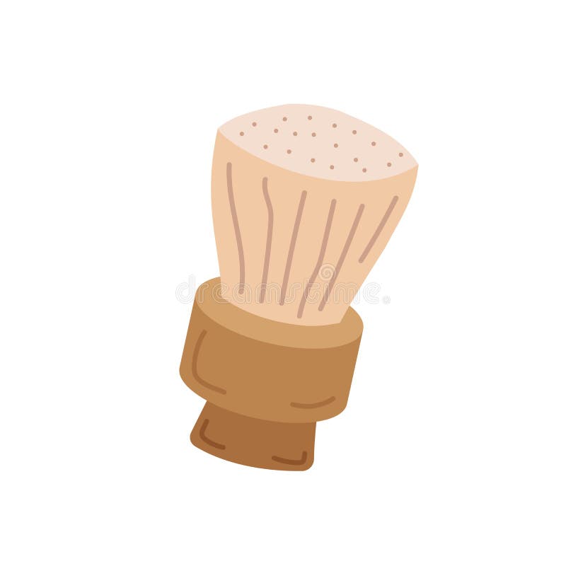 Hand Drawn Shaving Brush. Vector Illustration. Stock Vector ...