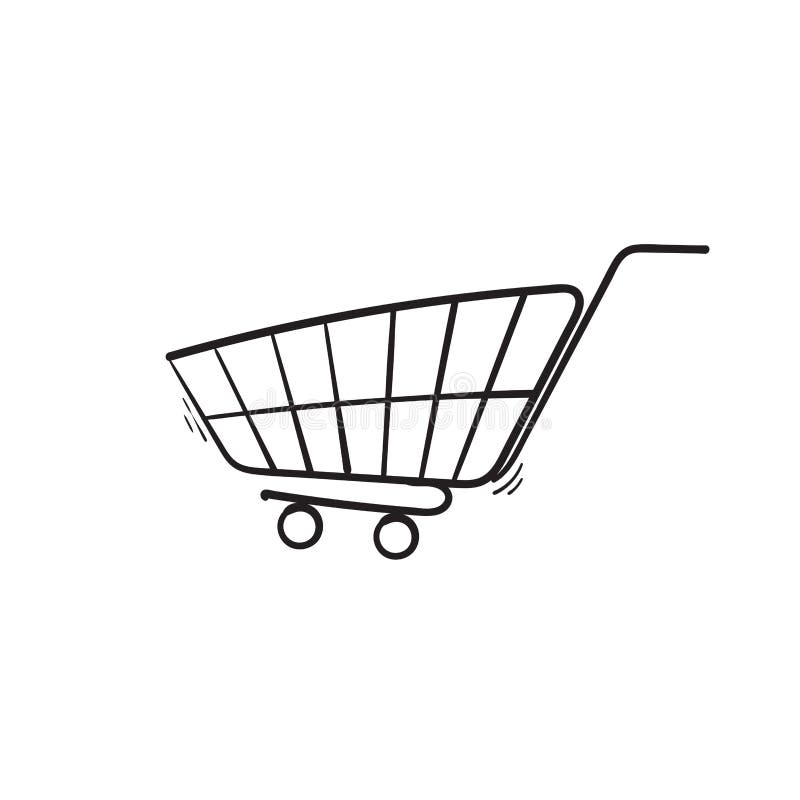 Hand Drawn Shopping Cart Stock Illustrations – 2,019 Hand Drawn ...