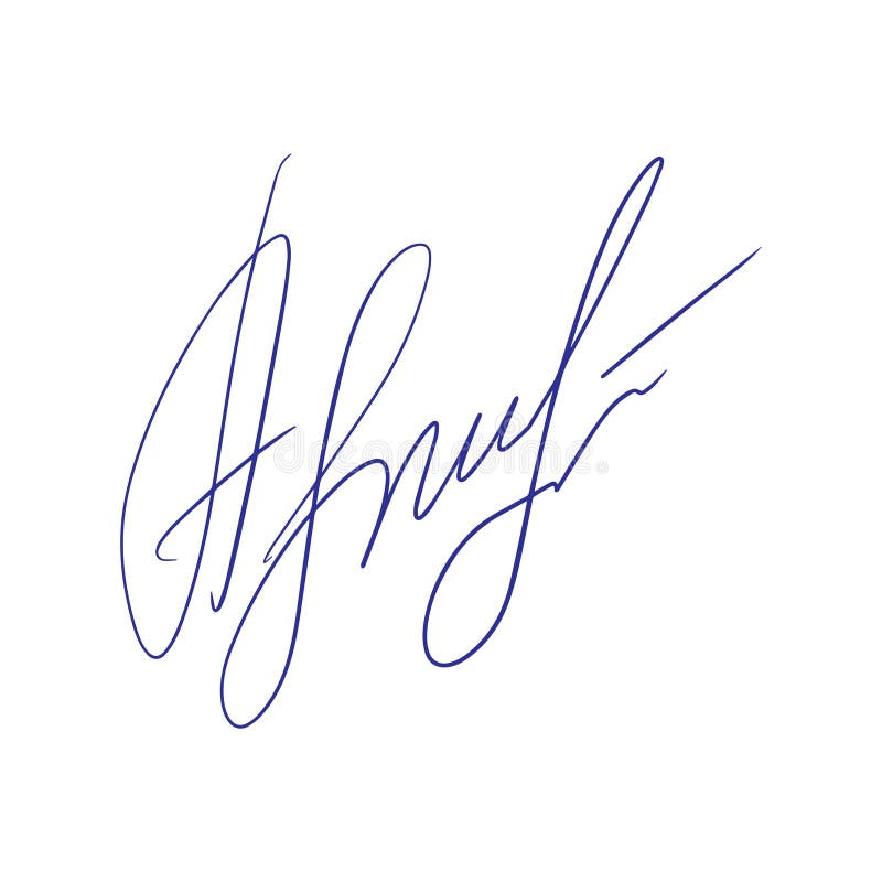 Example Signatures Stock Illustrations – 76 Example Signatures Stock ...