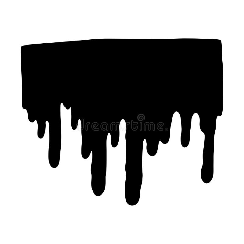 Hand Drawn Silhouette of Water Splash Stock Vector - Illustration of ...