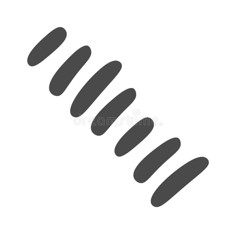 Hand Drawn Simple Line Flat Icon Stock Vector - Illustration of shape, sign: 266841117