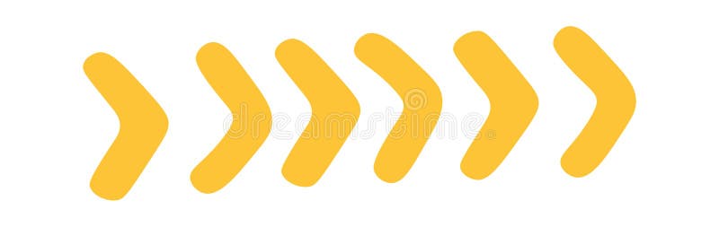 Hand Drawn Simple Line Pointers Flat Icon Stock Vector - Illustration ...