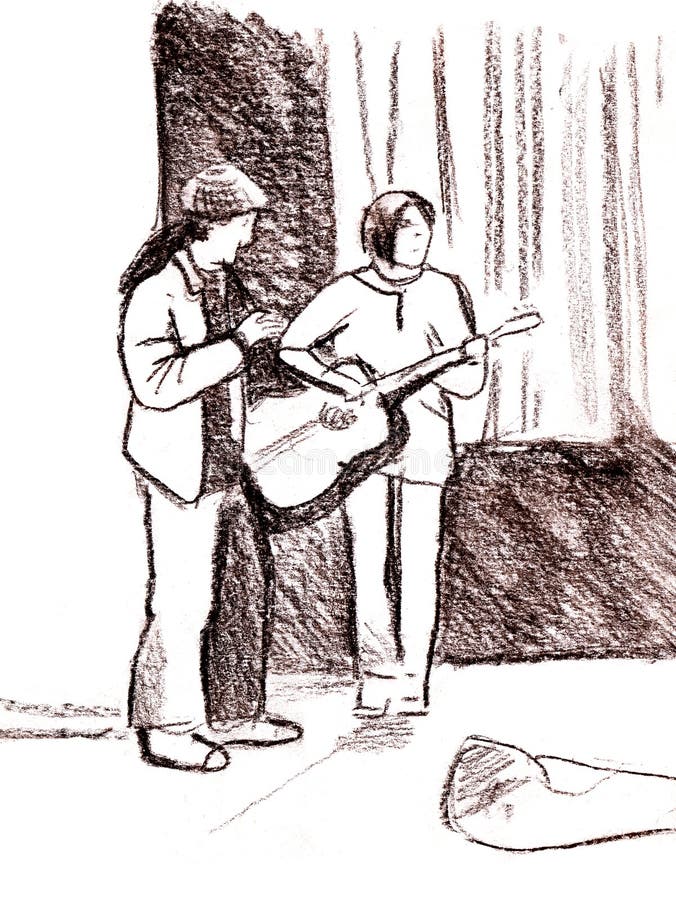 Busker Stock Illustrations – 285 Busker Stock Illustrations, Vectors ...