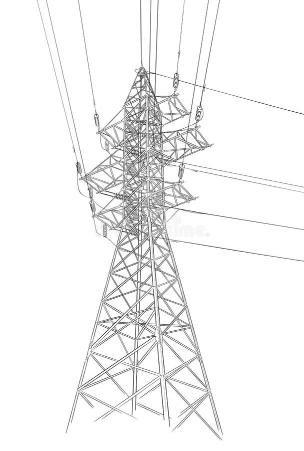Communications Tower Sketch Stock Illustrations – 241 Communications ...