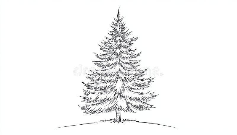 Sketch Fir Tree Stock Illustrations – 26,733 Sketch Fir Tree Stock ...