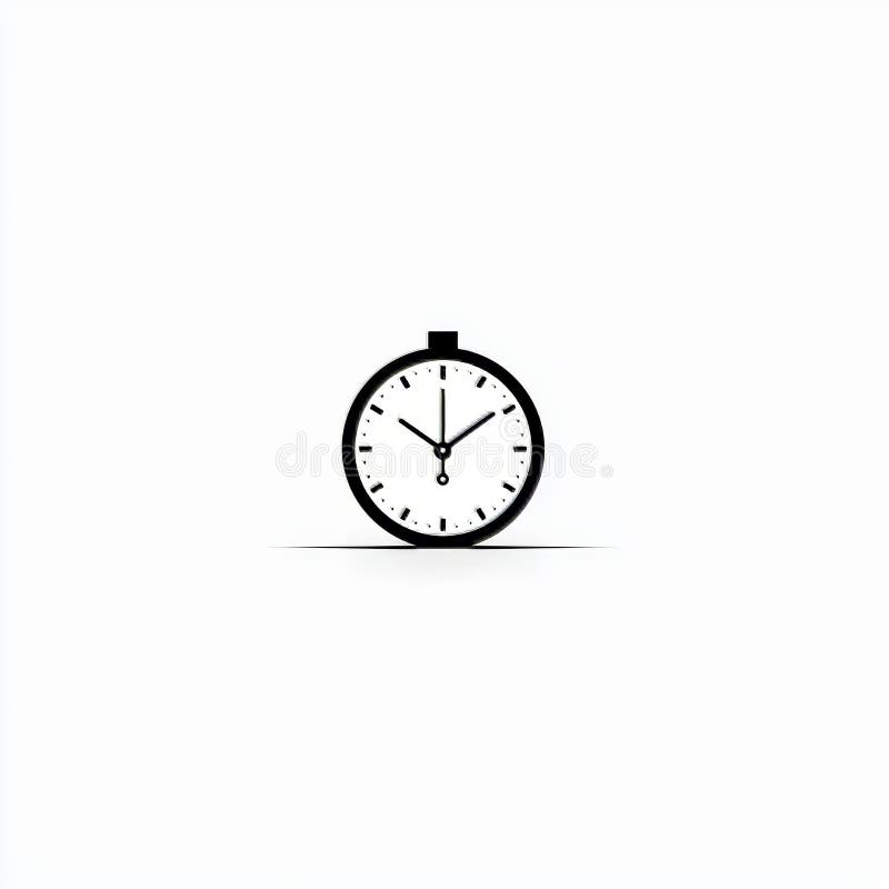 A Hand-drawn Sketch Icon of a Stopwatch Clock, Illustrating the ...