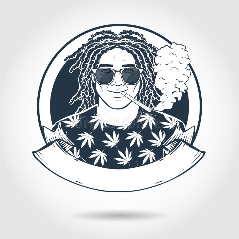 Hand Drawn Sketch Rastaman Illustration Stock Vector - Illustration of ...